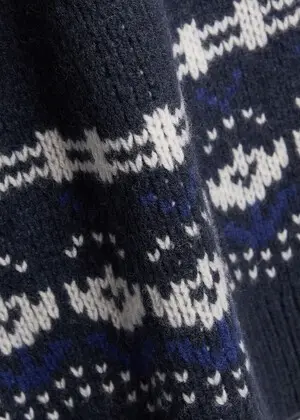 DAMSON MADDER Fair Isle Wool Vest