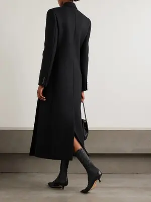 Calvin Klein Freya Wool And Silk-blend Coat