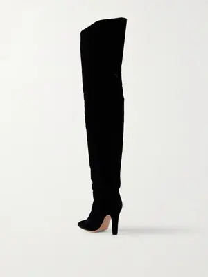 Paris Texas Elsa Over-the-knee Velvet Boots