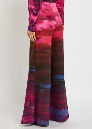 ROKSANDA Arneau Printed Wide-leg Trousers