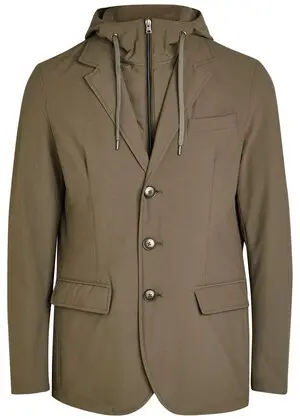 Herno Notched Lapel Outerwear For Men