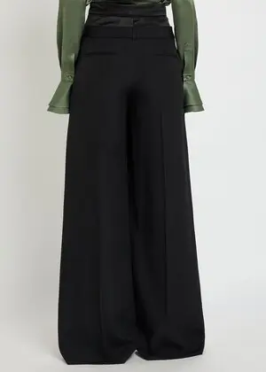 Erdem Layered Wide-leg Trousers