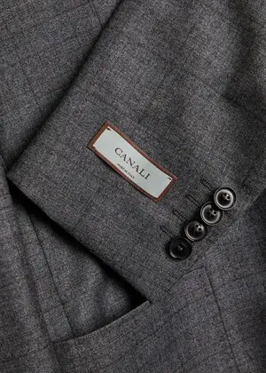 Canali Checked Wool Suit