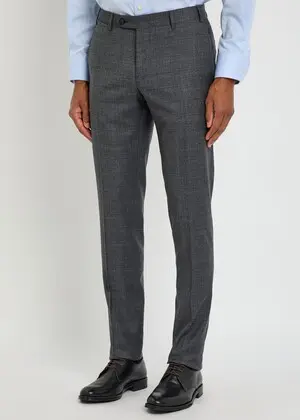 Canali Checked Wool Suit
