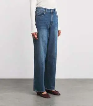 7 For All Mankind Stovepipe Straight Leg Jeans