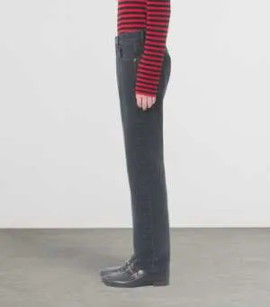 Valentino Garavani Relaxed Straight Leg Jeans - Black