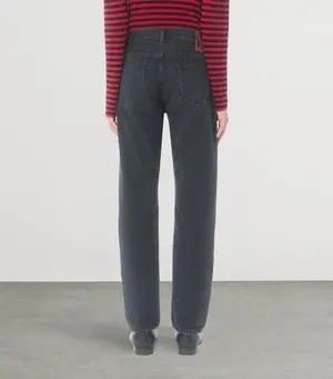 Valentino Garavani Relaxed Straight Leg Jeans - Black