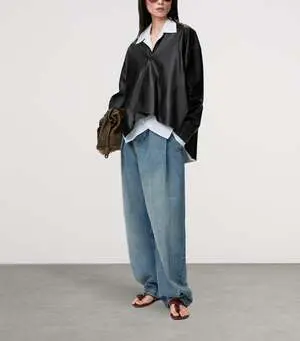 Loewe Nappa Lambskin Draped Shirt