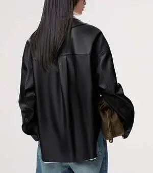 Loewe Nappa Lambskin Draped Shirt