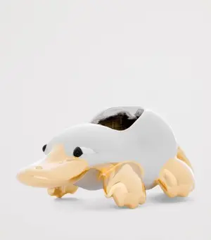 Loewe Brass Platypus Dice Bag Charm