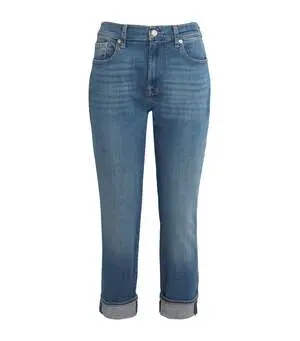 7 For All Mankind Cuffed Bottoms For Women