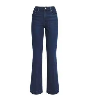Good American Compression Mid-rise Flared Jeans