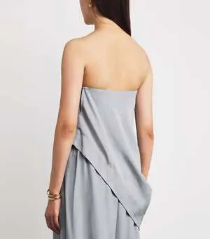 ST. AGNI Asymmetric Draped Top