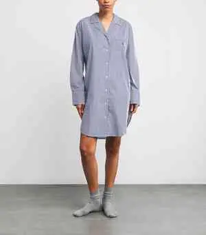 Polo Ralph Lauren Cotton Poplin Stripe Pyjama Shirt