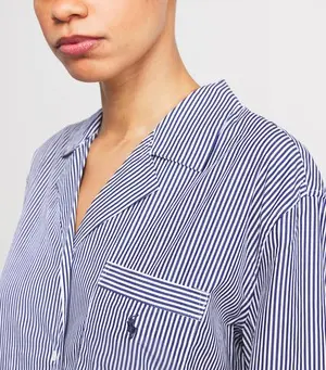 Polo Ralph Lauren Cotton Poplin Stripe Pyjama Shirt
