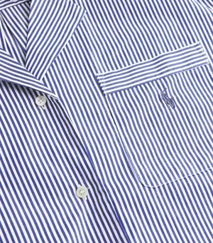 Polo Ralph Lauren Cotton Poplin Stripe Pyjama Shirt