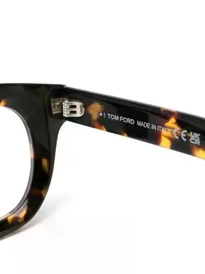 TOM FORD Tortoiseshell Square-frame Glasses
