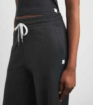Vuori Dreamknit Halo Essentials Wide Leg Sweatpants - Black