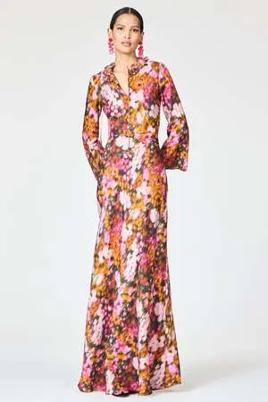 Sachin & Babi Floral Printed Gown