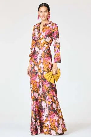 Sachin & Babi Floral Printed Gown