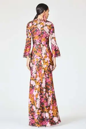 Sachin & Babi Floral Printed Gown