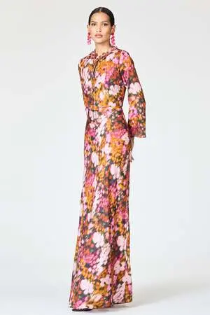 Sachin & Babi Floral Printed Gown