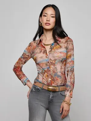 L'agence Fitted Shirts For Women