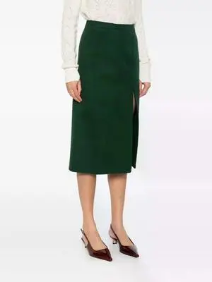 Ermanno Scervino Straight Skirt - Green
