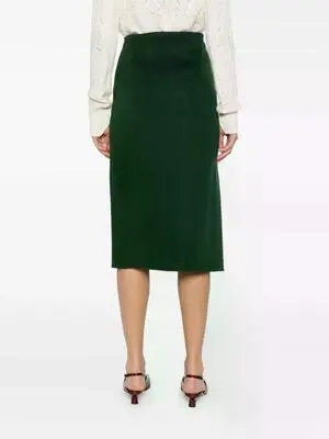 Ermanno Scervino Straight Skirt - Green