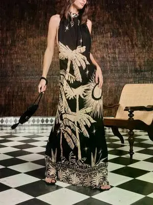 Johanna Ortiz Printed Maxi Dress