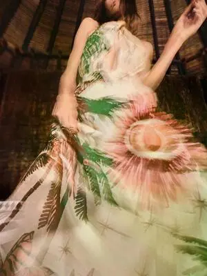 Johanna Ortiz Floral Maxi Dress
