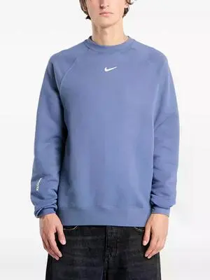 Nike X Drake Nocta Logo Crew-neck Sweatshirt - Blue