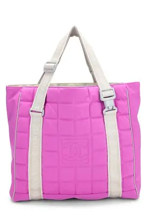 Chanel Sportline Chocolate Bar Tote - Pink
