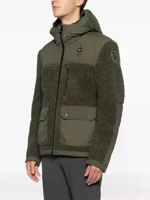 BLAUER. Hooded Fleece Jacket