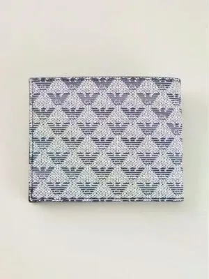 Emporio Armani Monogram Print Wallet