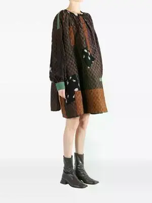 COMMUNS Checks Patchwork Top