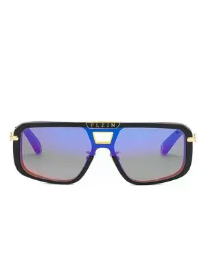 Philipp Plein Rectangular Sunglasses - Black