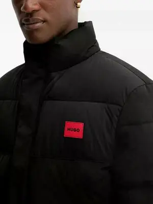 Hugo Logo-detail Quilted Jacket