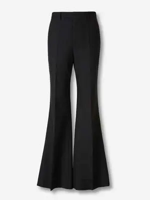 Valentino Garavani Wool Blend Dress Pants - Black
