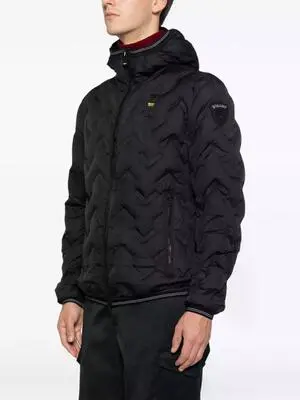 BLAUER. Quilted Hooded Jacket