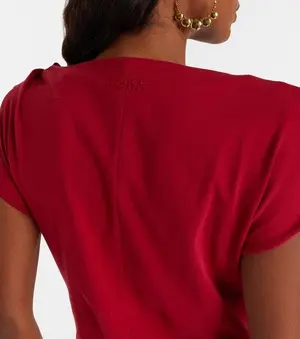 Isabel Marant Étoile Nadela Gathered Cotton Maxi Dress - Red