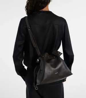 Loewe Flamenco Medium Leather Clutch - Brown