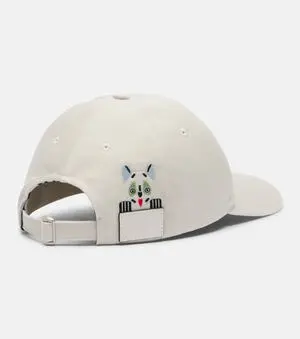 Loewe X Louis Wain Cotton Canvas Baseball Cap - White