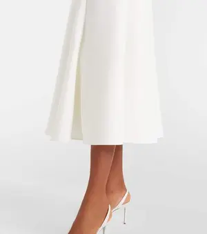 Roland Mouret Embellished Crepe Cocktail Dress