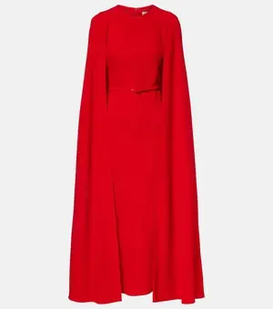 Roland Mouret Caped Cady Gown