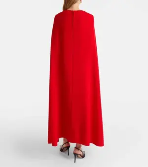 Roland Mouret Caped Cady Gown