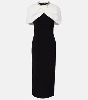 Roland Mouret Crêpe Cocktail Dress - Black