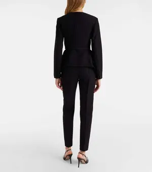 Roland Mouret Crêpe Slim Pants