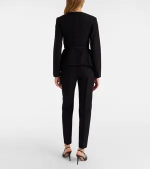 Roland Mouret Crêpe Slim Pants