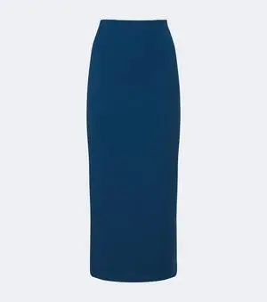 Roland Mouret Crêpe Pencil Skirt - Blue